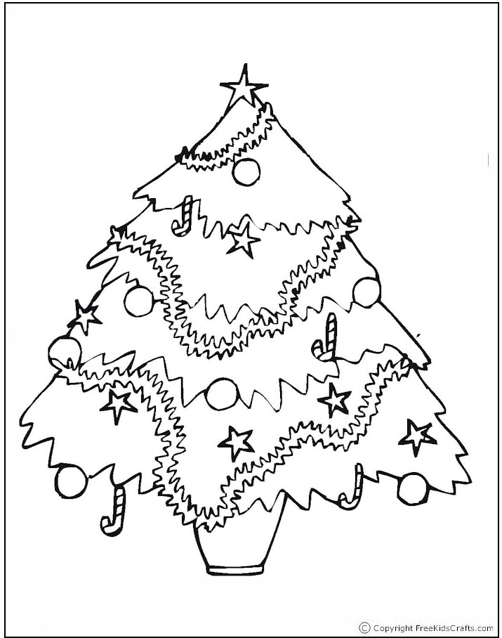 Christmas Crafts Coloring Pages
