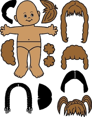 Playtime Paper Doll Bodies