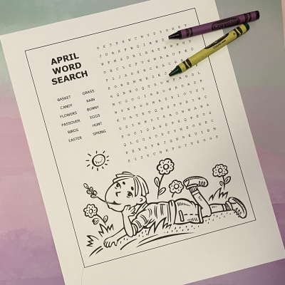 April Word Search