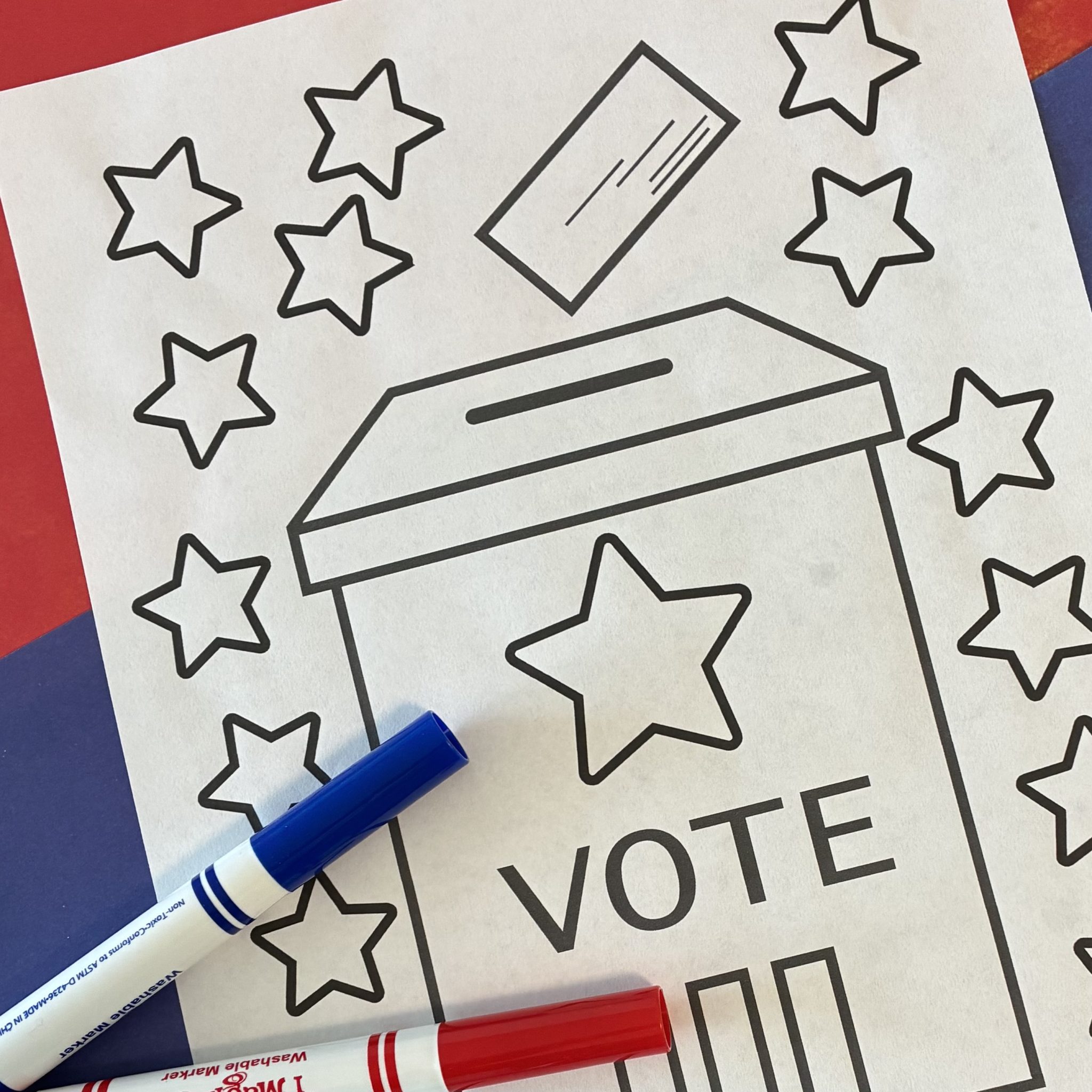 Election Day Coloring Pages