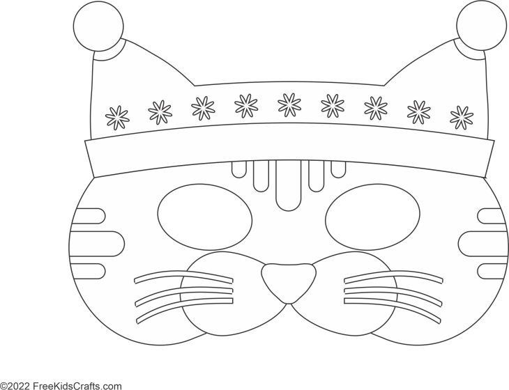 Christmas Animal Mask Craft
