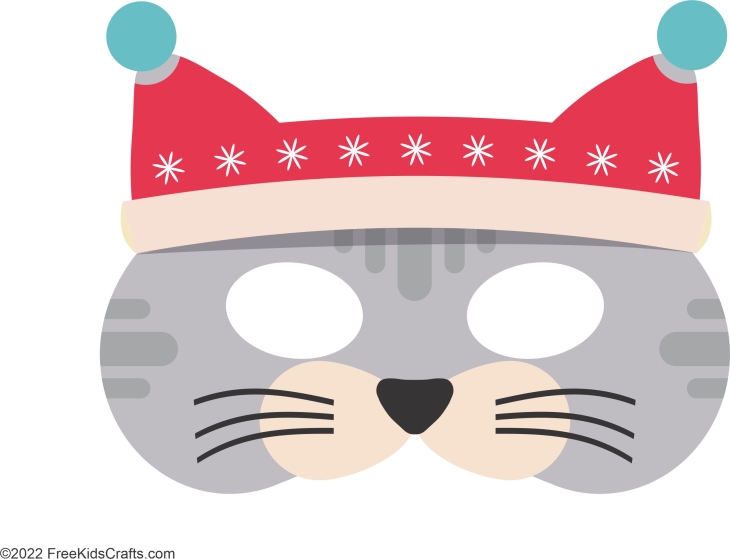 Christmas Animal Mask Craft