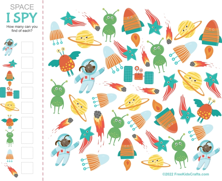 I Spy Space Puzzle