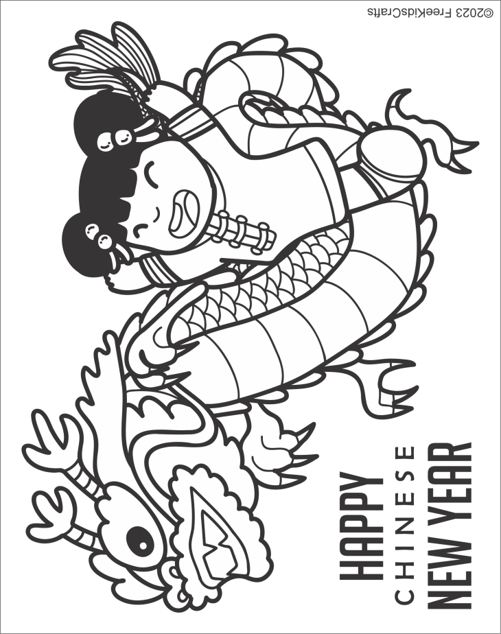 Chinese New Year Coloring Pages