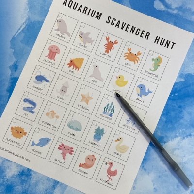 Aquarium Scavenger Hunt