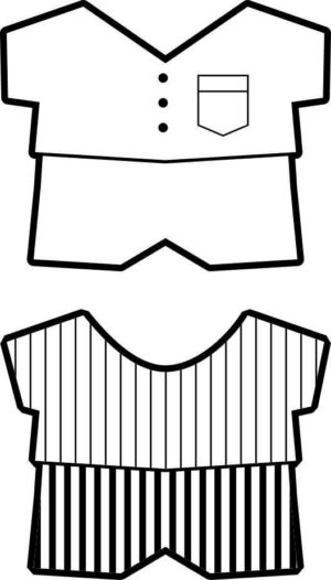 Printable Pajama Buddies Paper Dolls