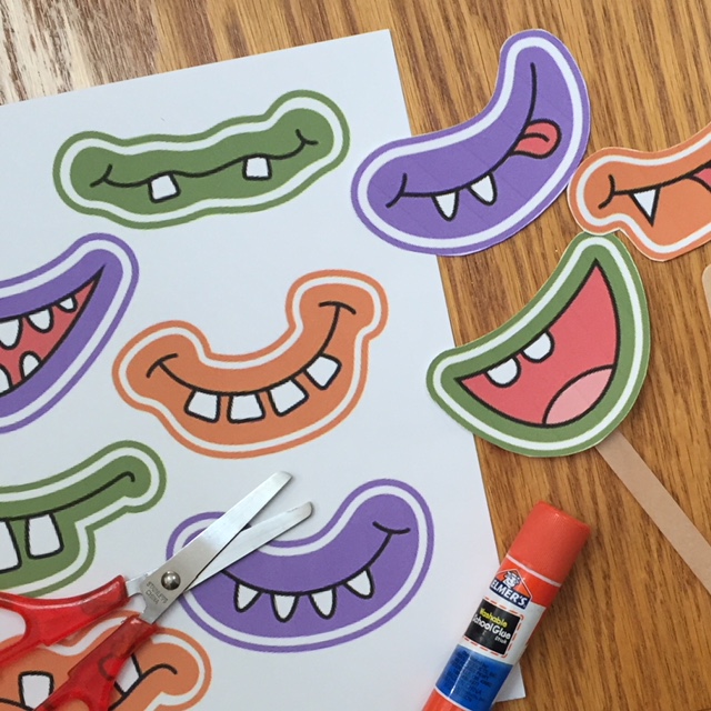 Monster Mouth Photo Props