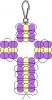 Pony Bead Cross Necklace Craft