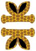 Printable Giraffe Ears